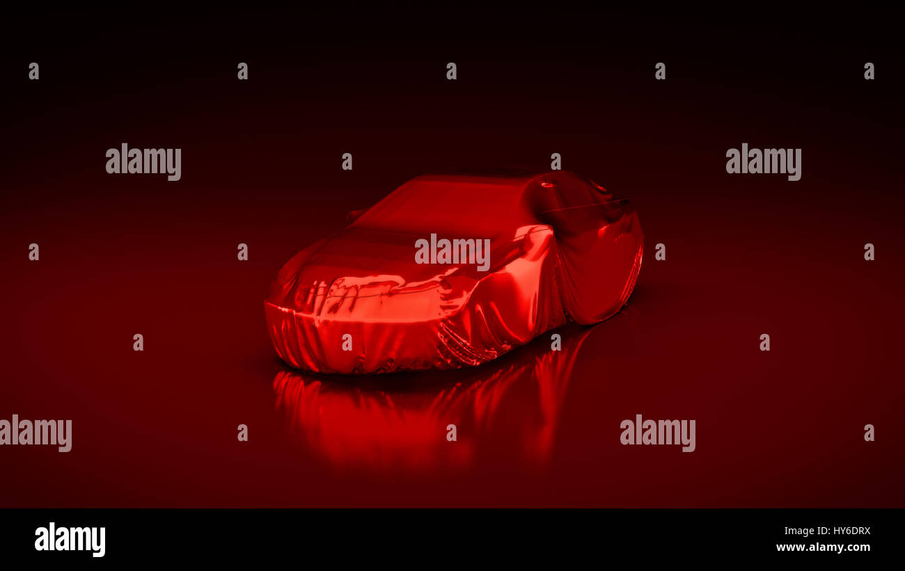 new sport car presentation. 3d rendering Stock Photo - Alamy
