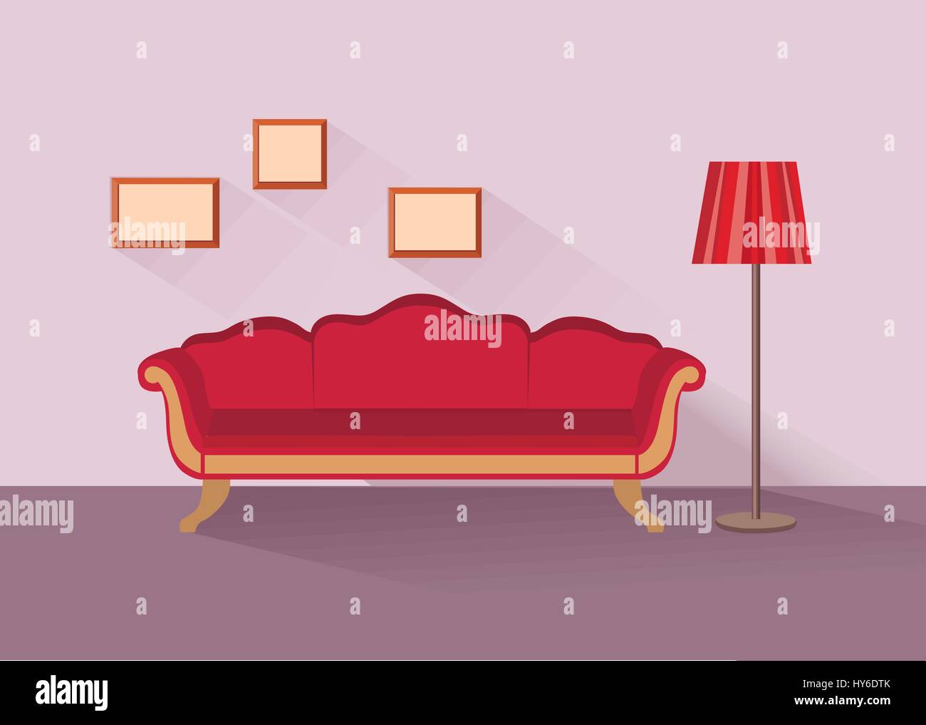English living room Stock Vector Images - Alamy