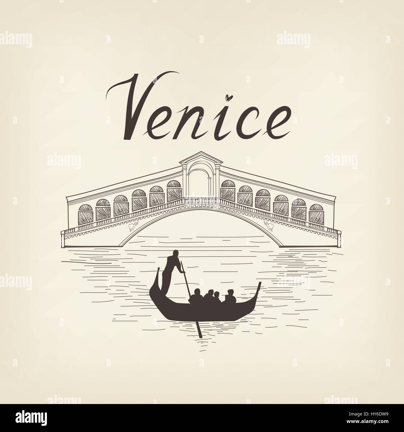 Venice architecture italy Stock Vector Images - Alamy