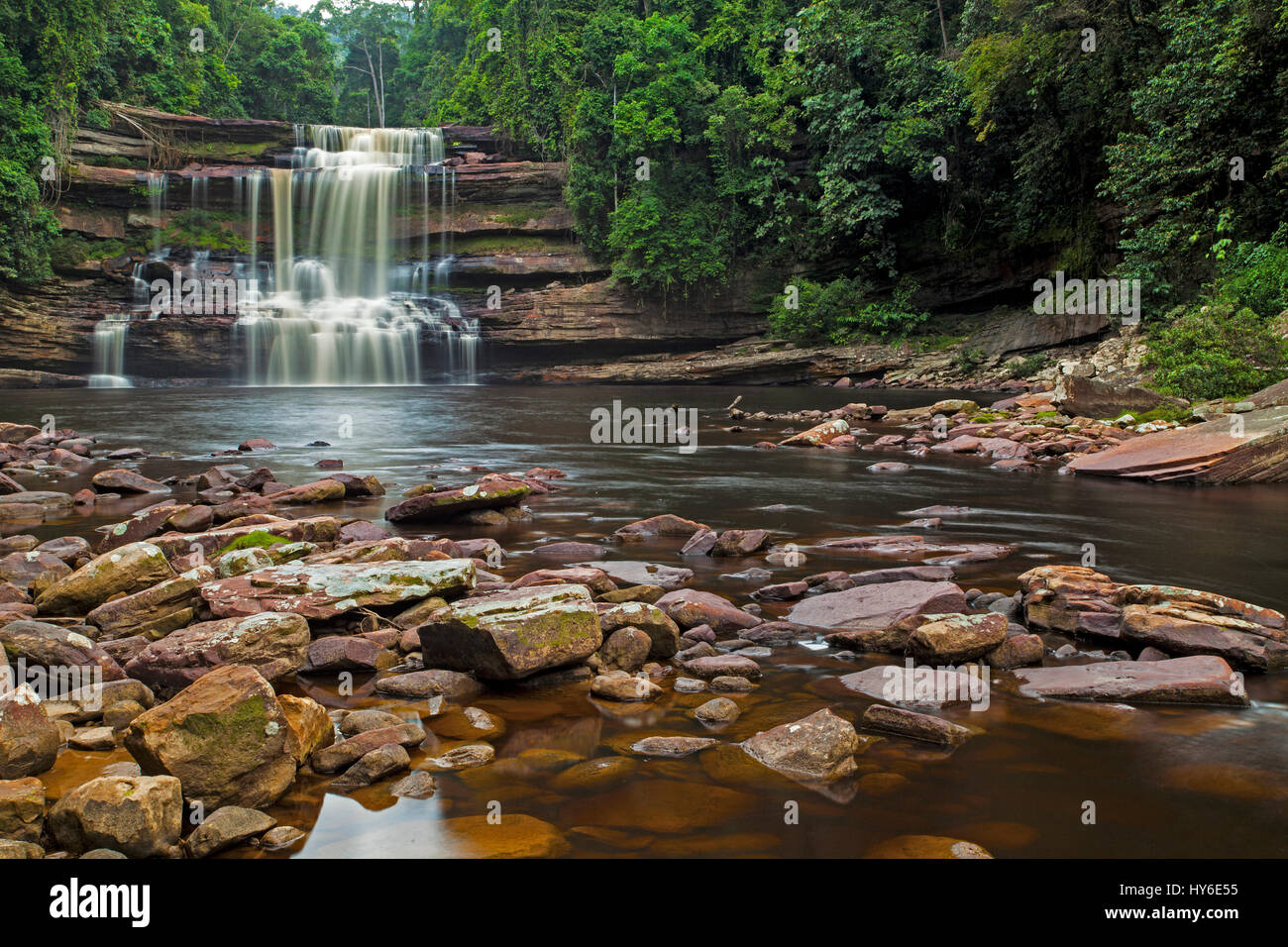 Maliau Waterfalls, Maliau Basin Conservation Area, Sabah, Borneo ...