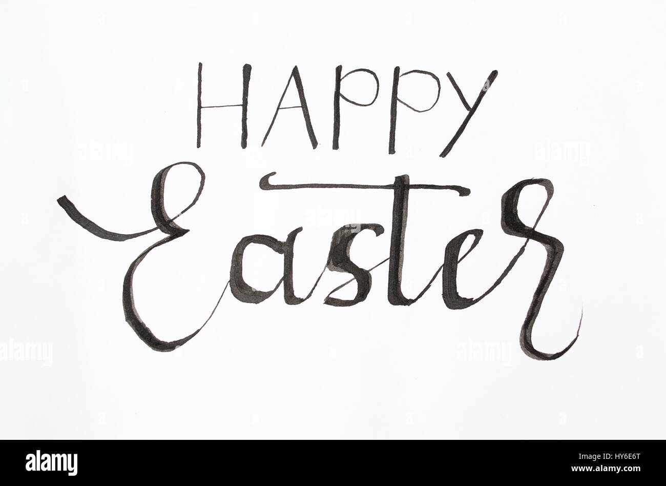 Calligraphy font handwritten hi-res stock photography and images - Alamy