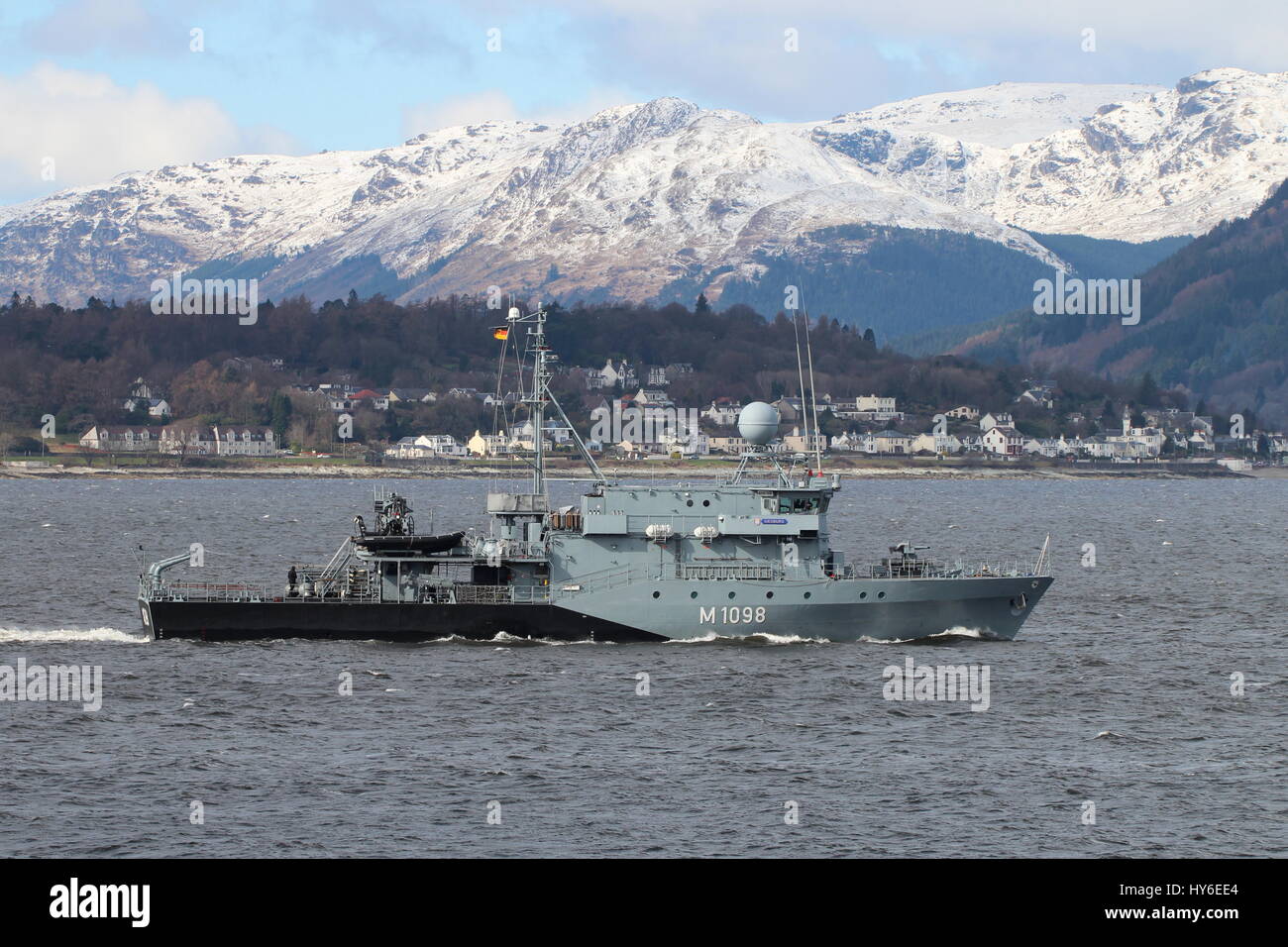 FGS Siegburg (M1098), an Ensdorf-class (or Type 352) minesweeper ...