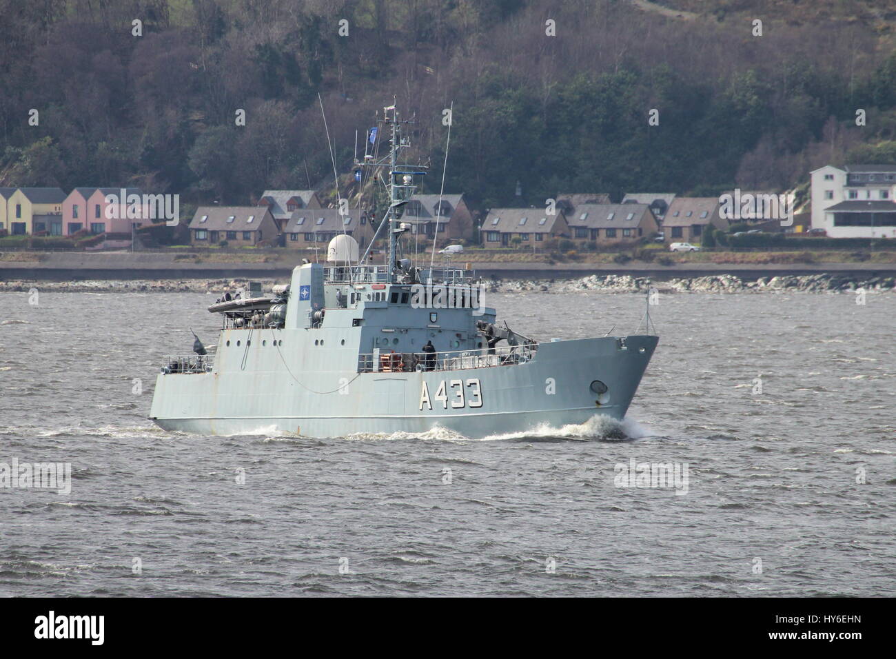 EML Wambola (A433), a Lindormen-class dive vessel operated by the ...
