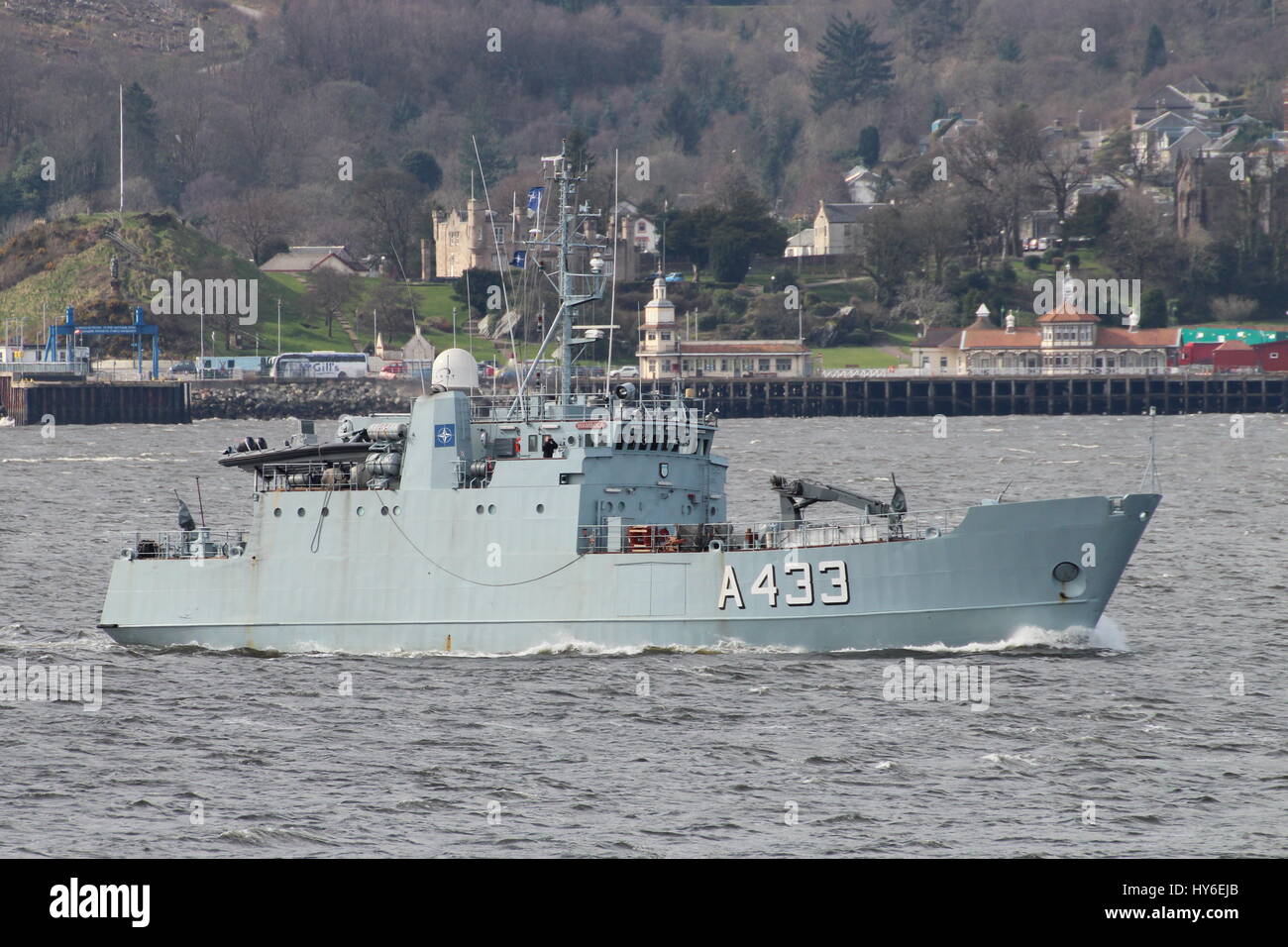 EML Wambola (A433), a Lindormen-class dive vessel operated by the ...