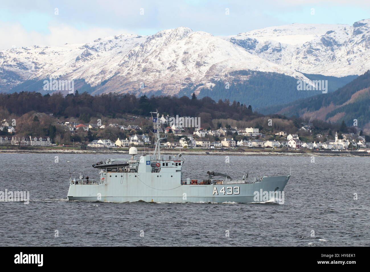 EML Wambola (A433), a Lindormen-class dive vessel operated by the ...