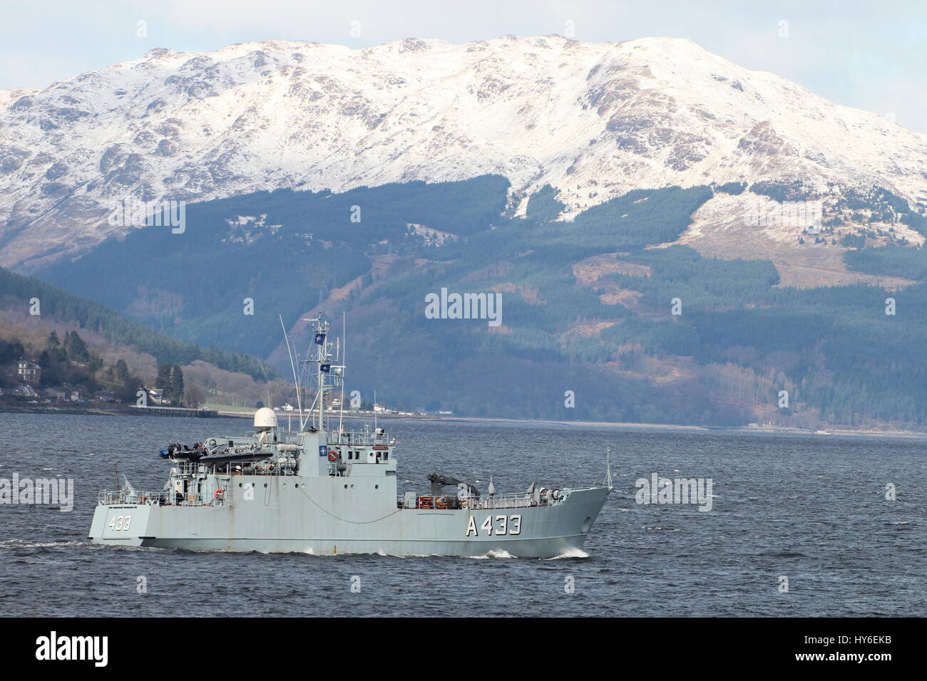 EML Wambola (A433), a Lindormen-class dive vessel operated by the ...