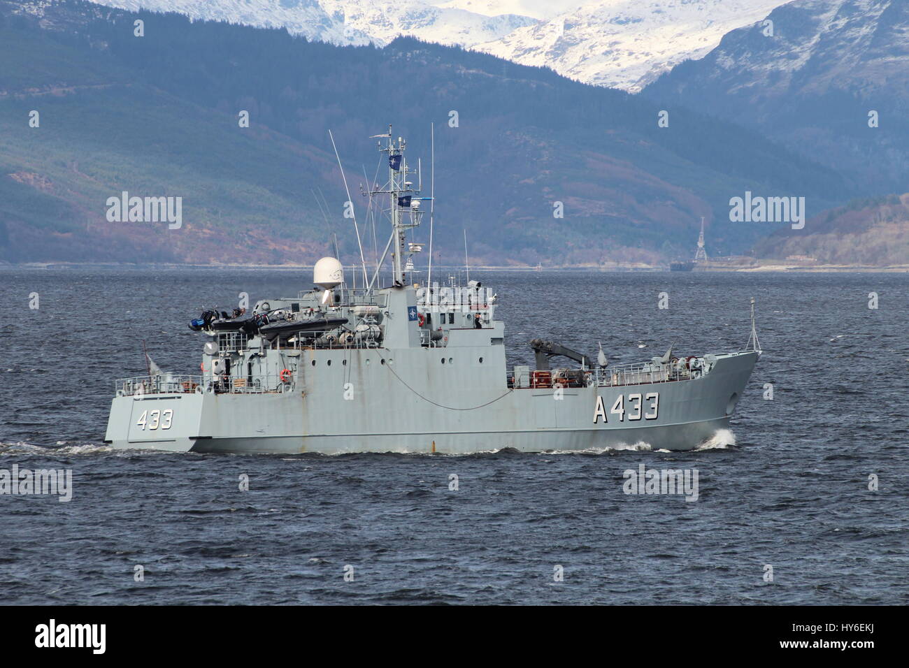 EML Wambola (A433), a Lindormen-class dive vessel operated by the ...