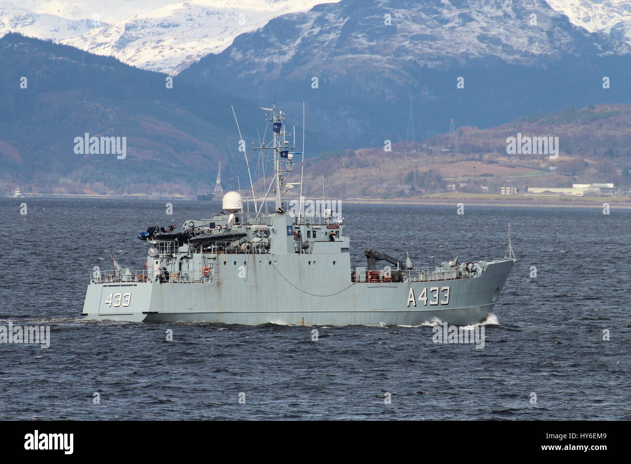 EML Wambola (A433), a Lindormen-class dive vessel operated by the ...