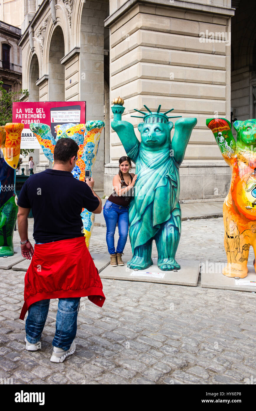 Display of life-sized bears from different countries in Saint Francis ...