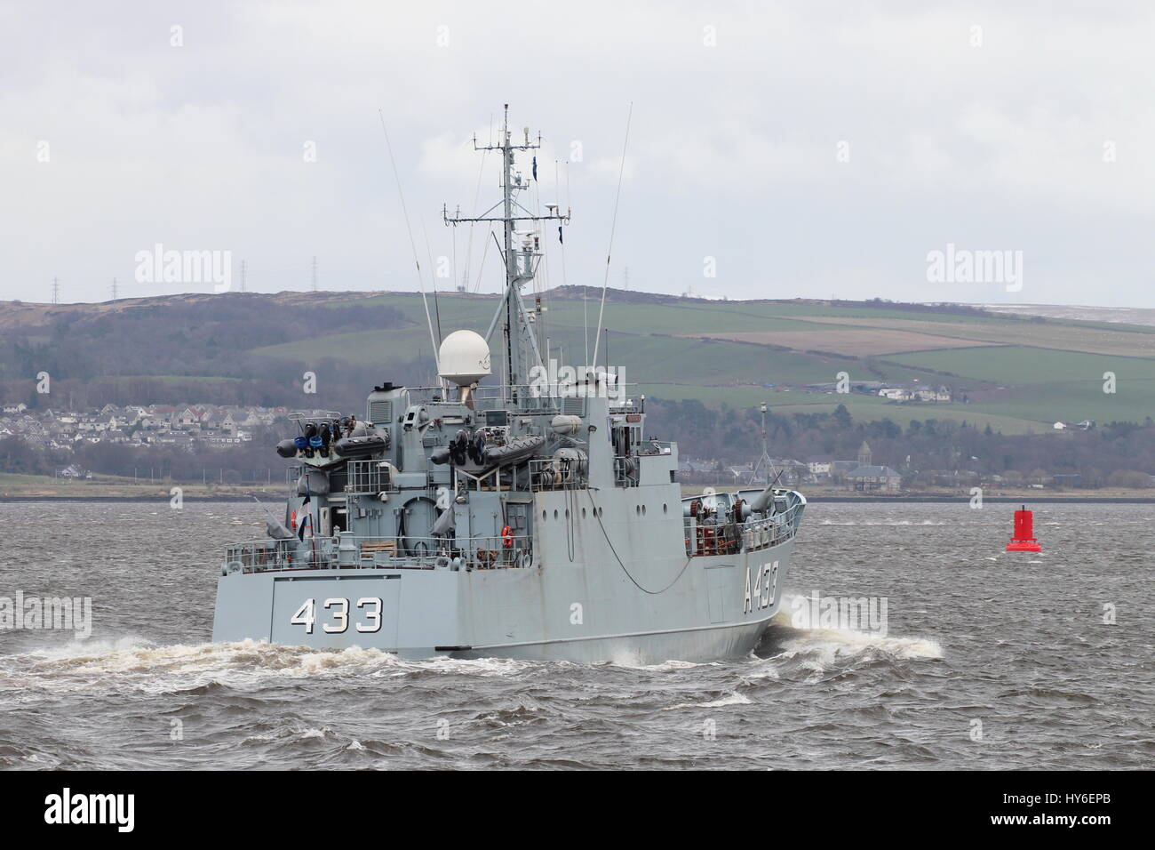 EML Wambola (A433), a Lindormen-class dive vessel operated by the ...