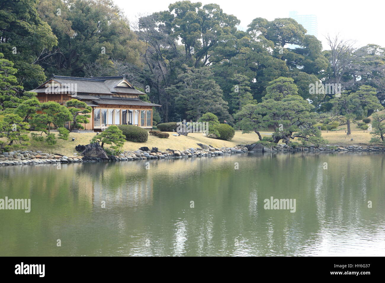 Hamarikyu Gardens, Tokyo, Japan Stock Photo - Alamy