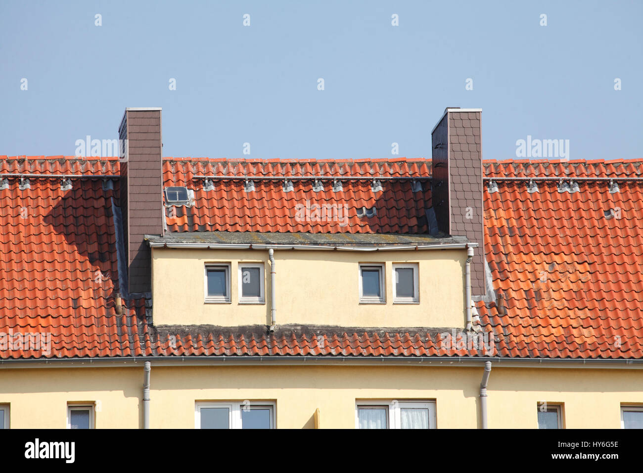 roofs, windows and chimneys Stock Photo - Alamy