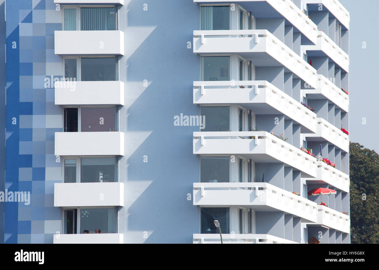 Block of Flats Stock Photo - Alamy