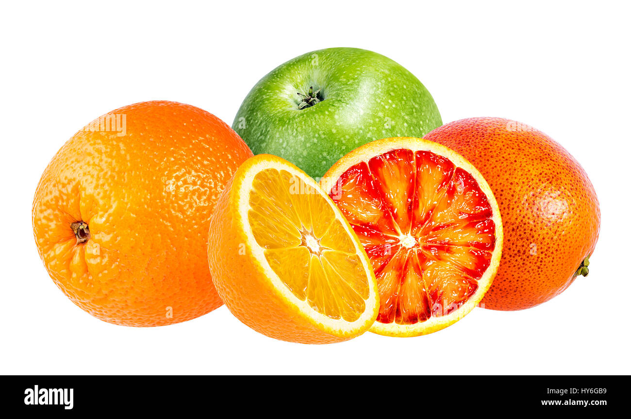Apples oranges Cut Out Stock Images & Pictures - Alamy