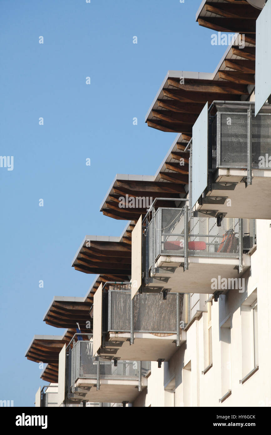 Block flats houses roofs hi-res stock photography and images - Alamy