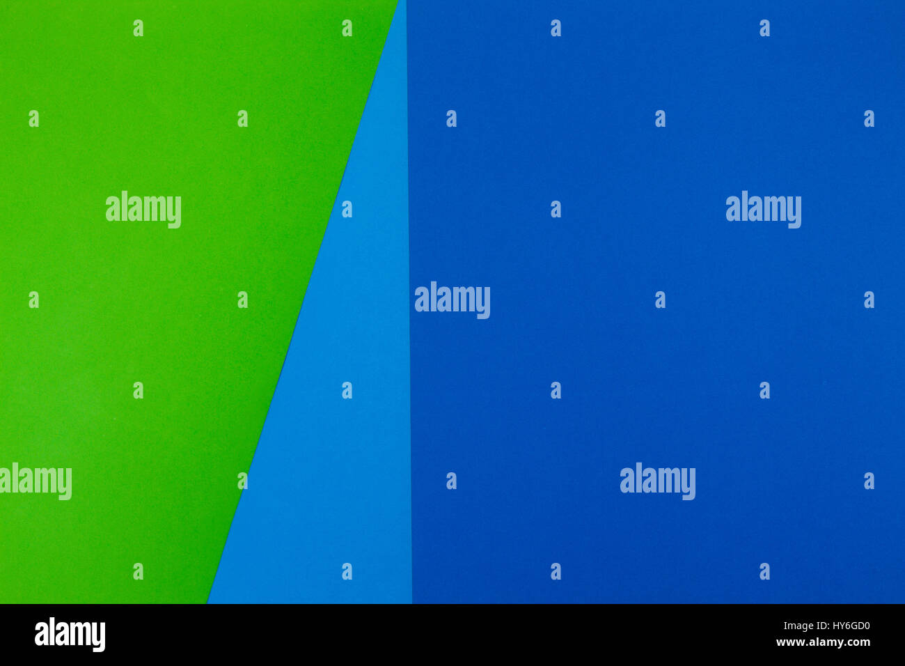 Greenery, blue and cyan color paper background Stock Photo - Alamy