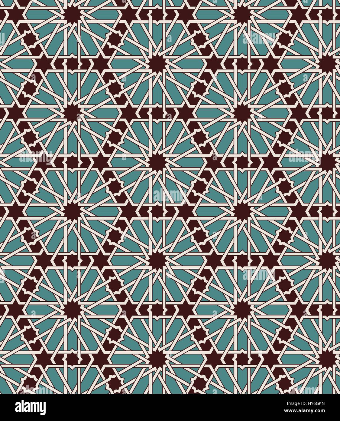 Seamless islamic Moroccan pattern. Arabic geometric ornament. Muslim ...