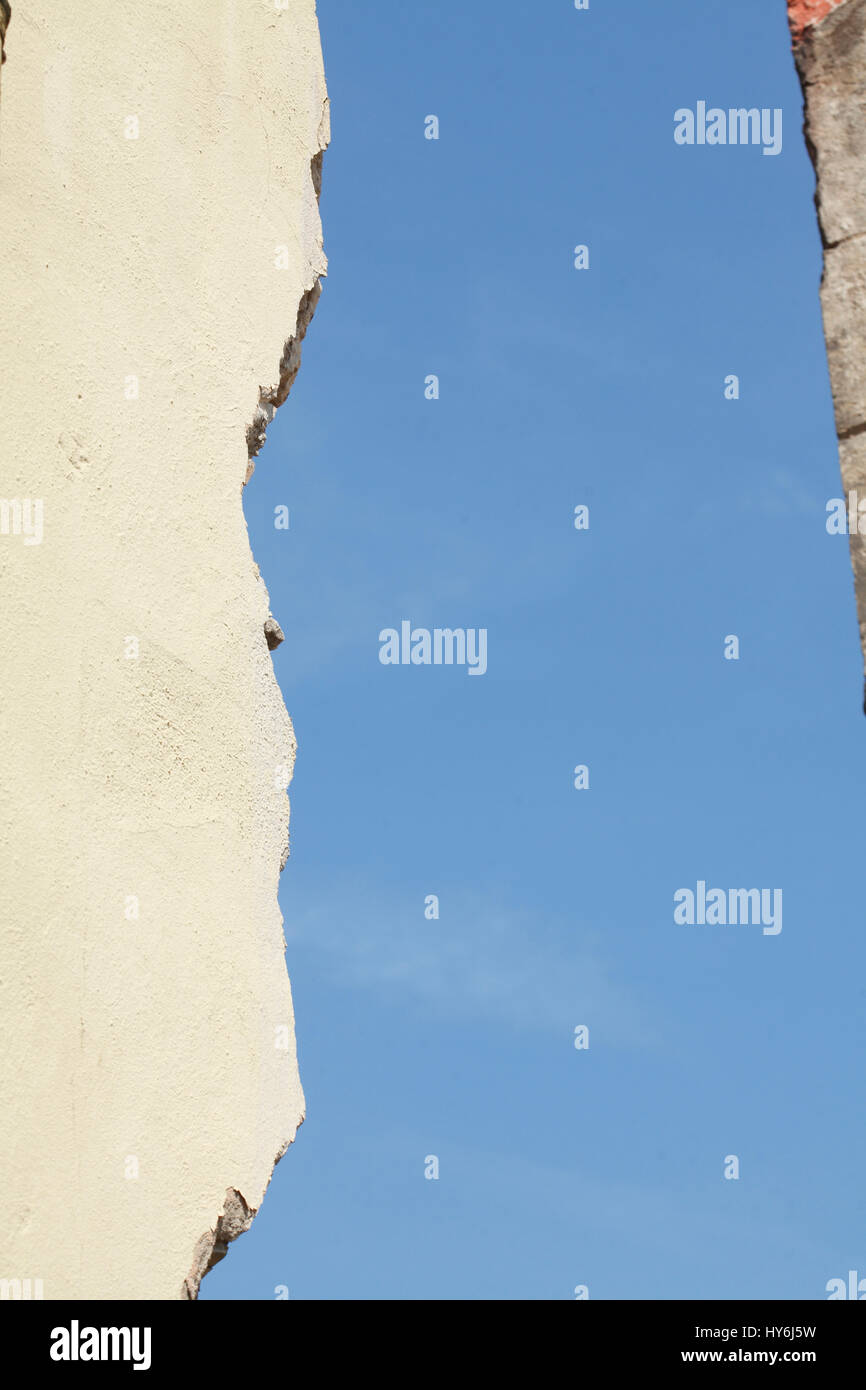 gap site between two walls Stock Photo - Alamy