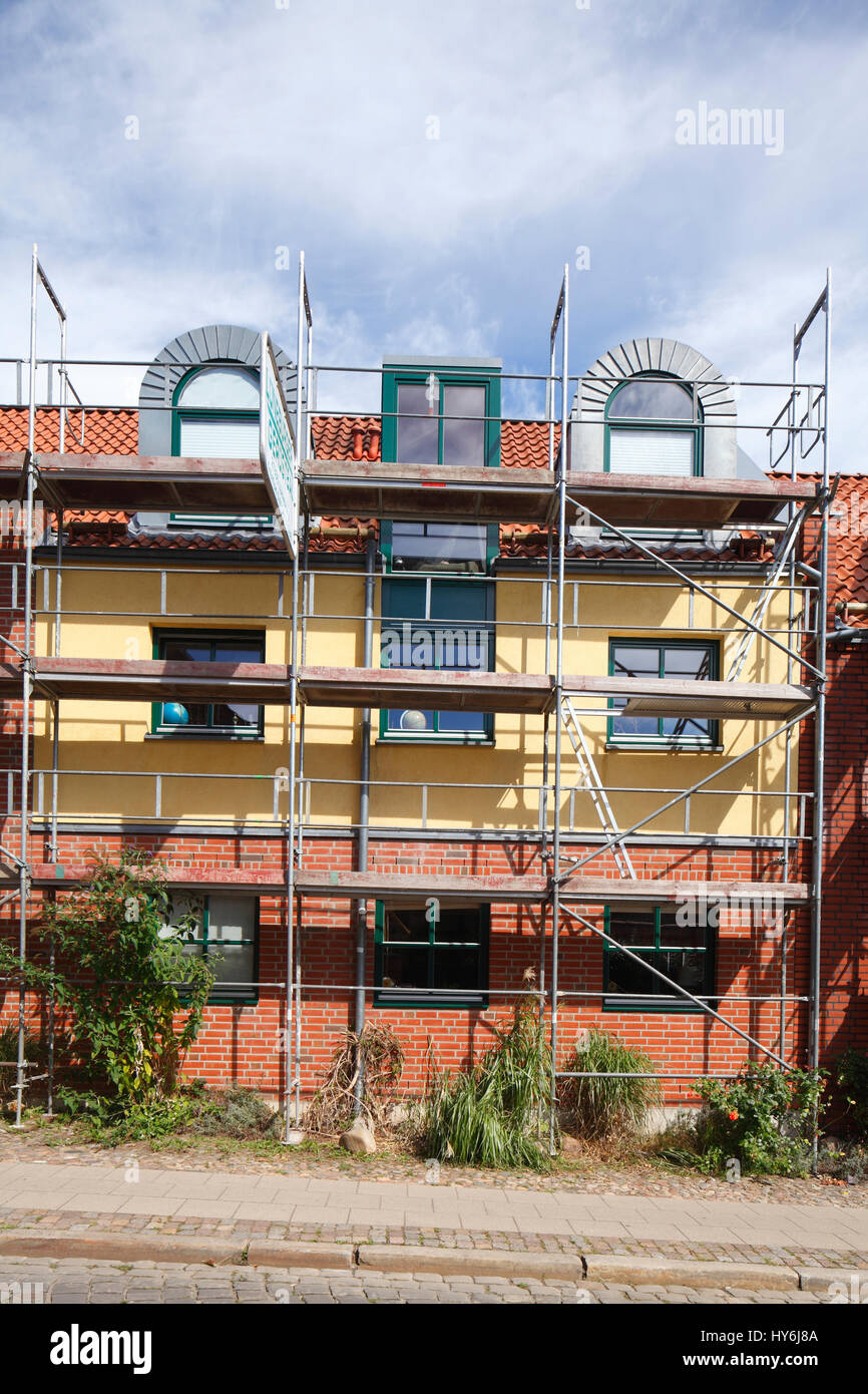 construction site on a new building house Stock Photo - Alamy