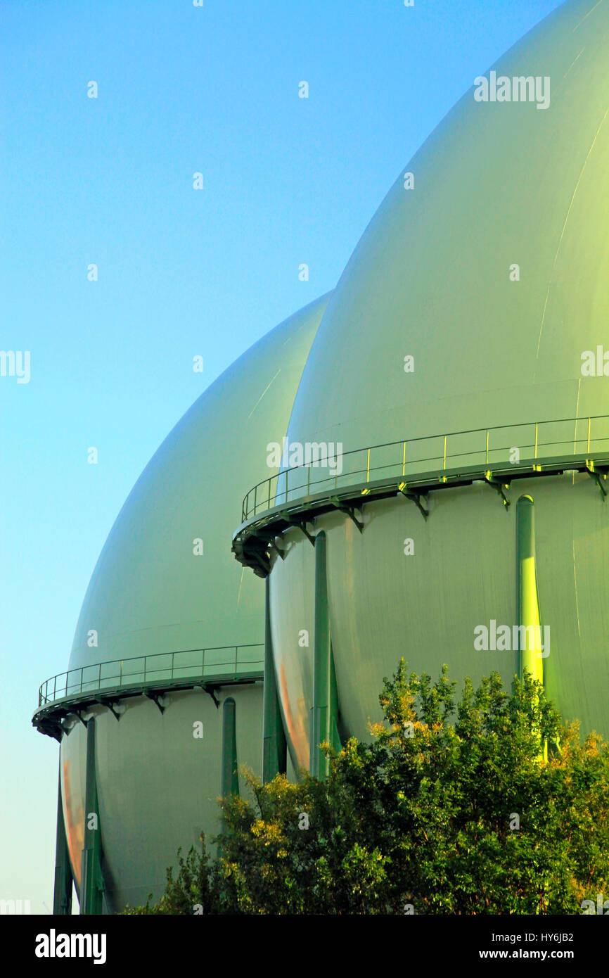 Gas Holders at Nishi-Tokyo city Tokyo Japan Stock Photo - Alamy