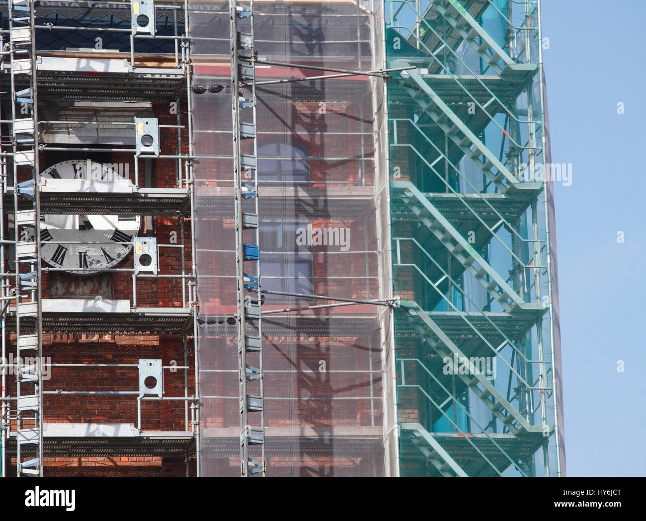 Cover tarpaulin, Construction Site Stock Photo - Alamy