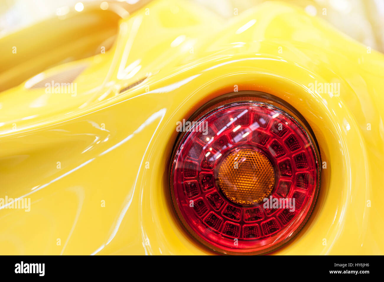 Yellow brake lights hi-res stock photography and images - Alamy
