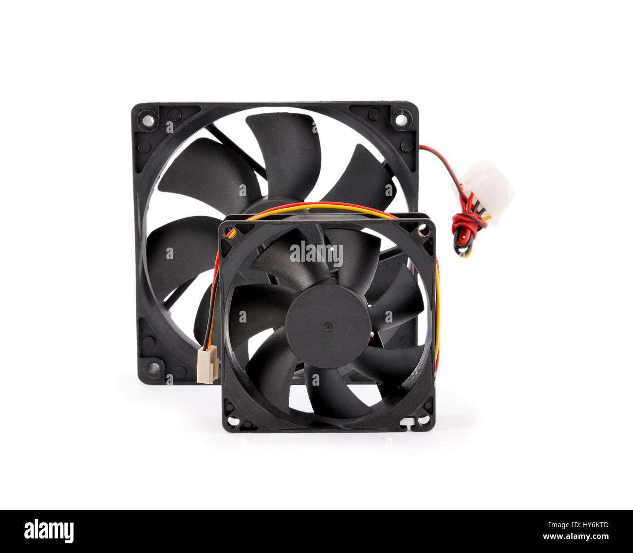 The computer fan isolated on white background Stock Photo - Alamy