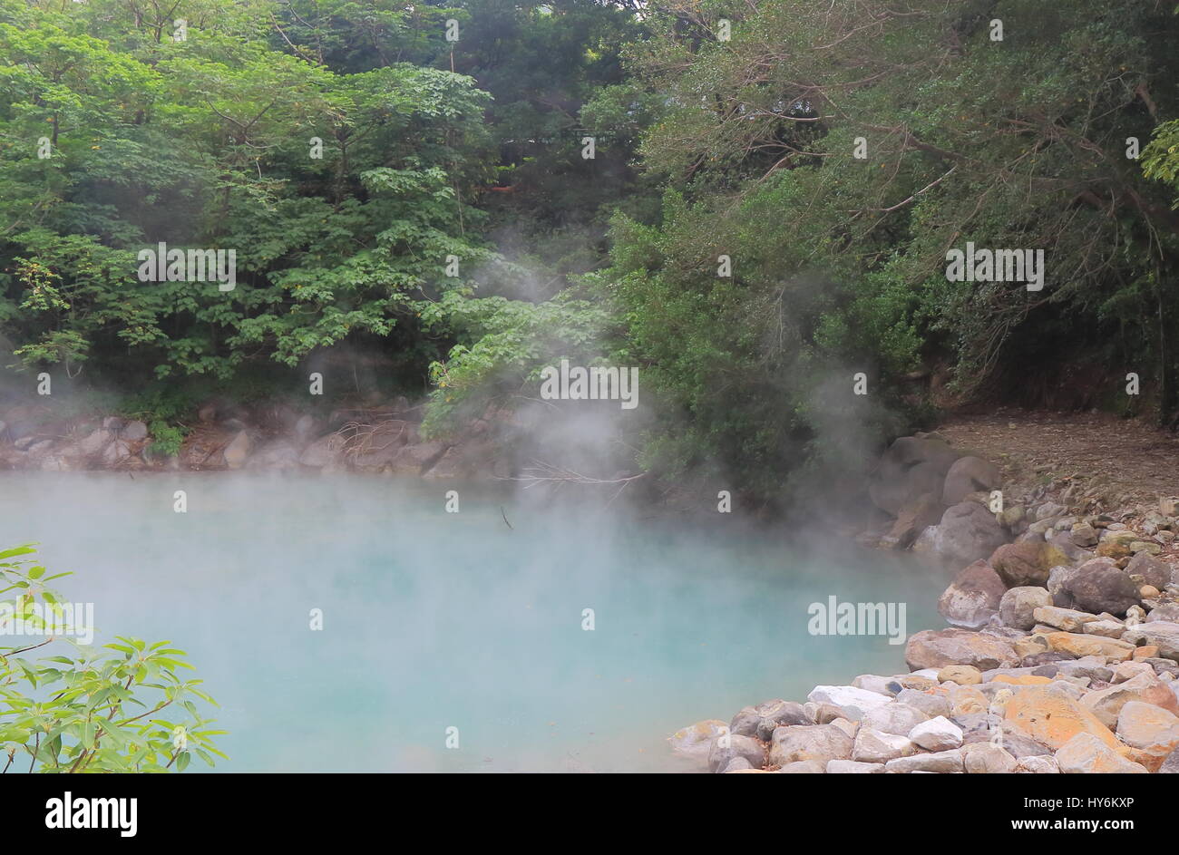 Beitou hot spring district landscape in Taipei Taiwan Stock Photo - Alamy
