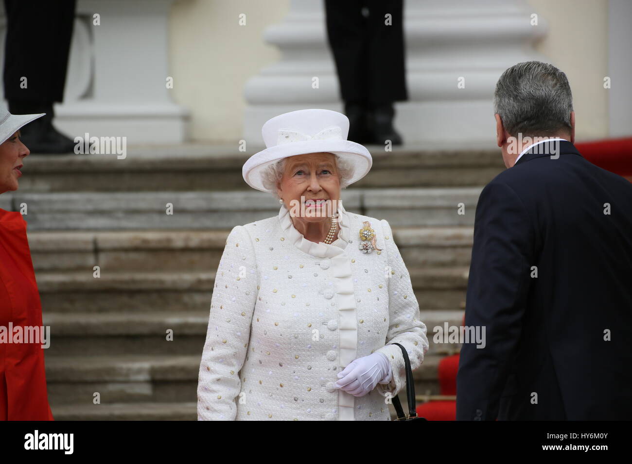 Berlin, Germany, June 24th, 2015: Queen Elizabeth II for official visit ... Berlin, Germany, June 24th, 2015: Queen Elizabeth II for official visit ...