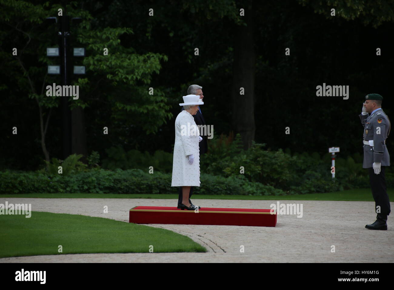 Berlin, Germany, June 24th, 2015: Queen Elizabeth II for official visit ... Berlin, Germany, June 24th, 2015: Queen Elizabeth II for official visit ...