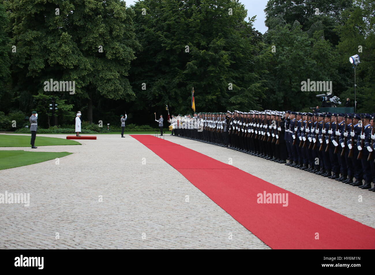 Berlin, Germany, June 24th, 2015: Queen Elizabeth II for official visit ... Berlin, Germany, June 24th, 2015: Queen Elizabeth II for official visit ...