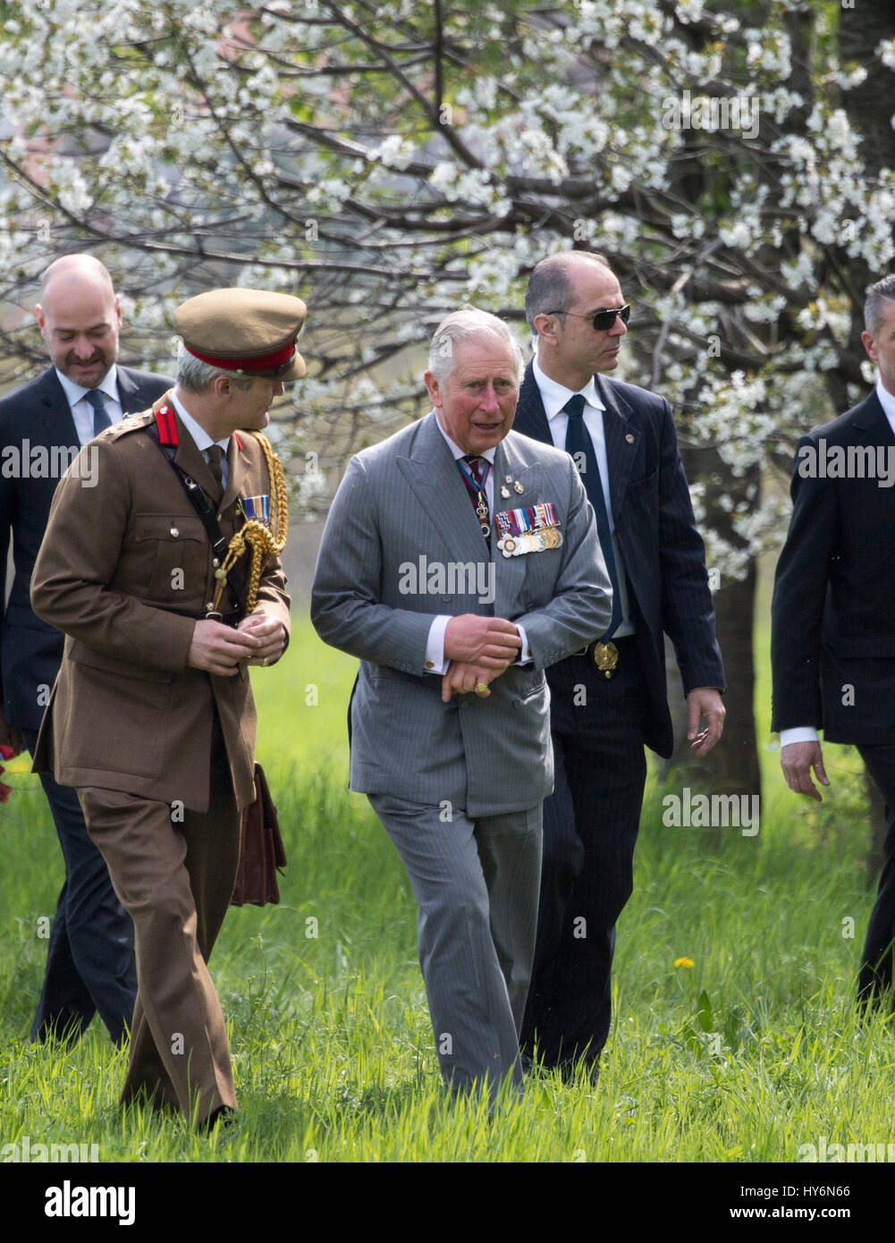 Prince wales left lieutenant colonel hi-res stock photography and ...