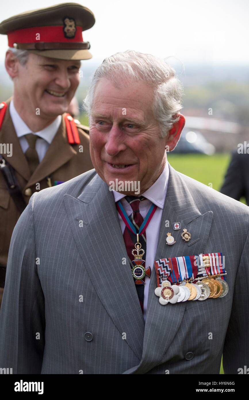 The Prince of Wales with Lieutenant Colonel Lindsay MacDuff Defence ...