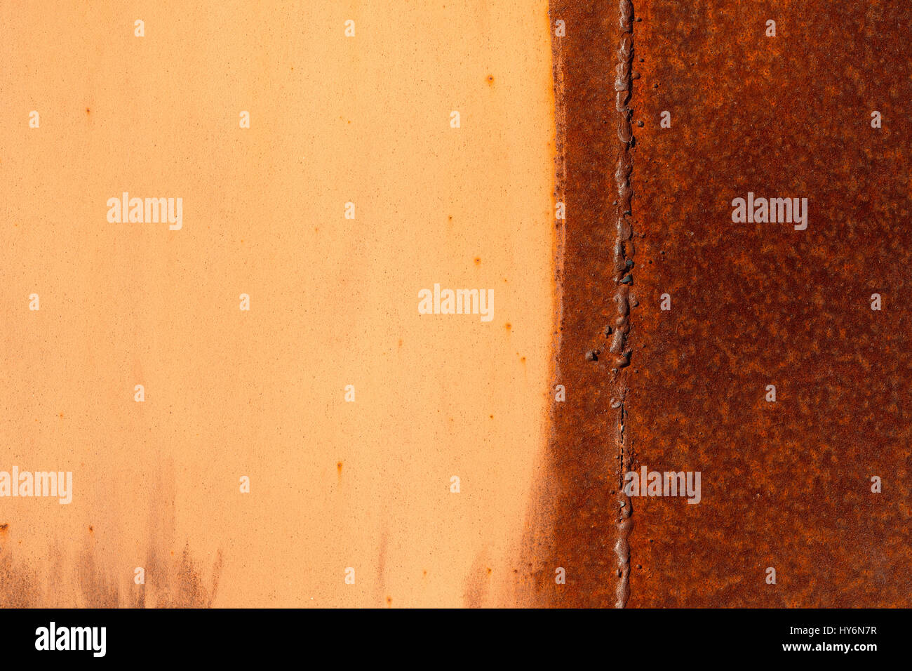 Colored rusty stained metal wall texture pattern Stock Photo - Alamy
