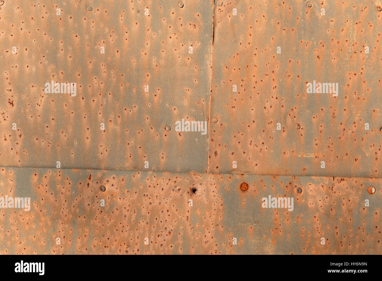 Colored rusty stained metal wall texture pattern Stock Photo - Alamy