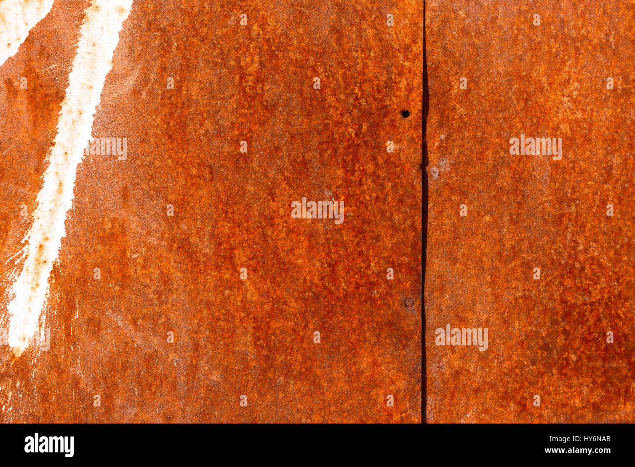 Rusty stained metal wall texture pattern Stock Photo - Alamy