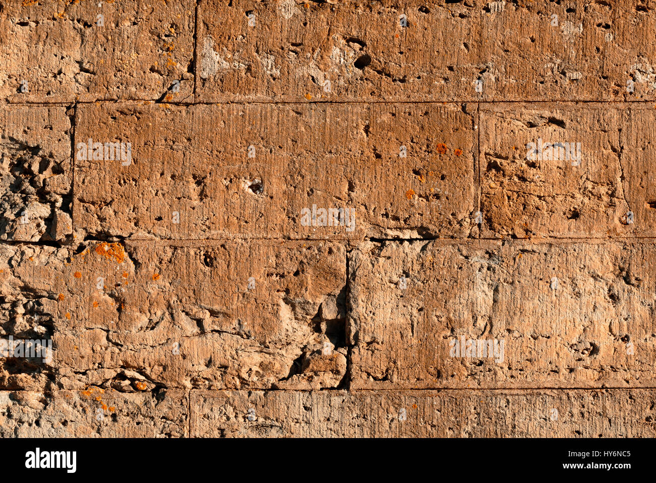 Old wall of bricks dull colors Stock Photo - Alamy