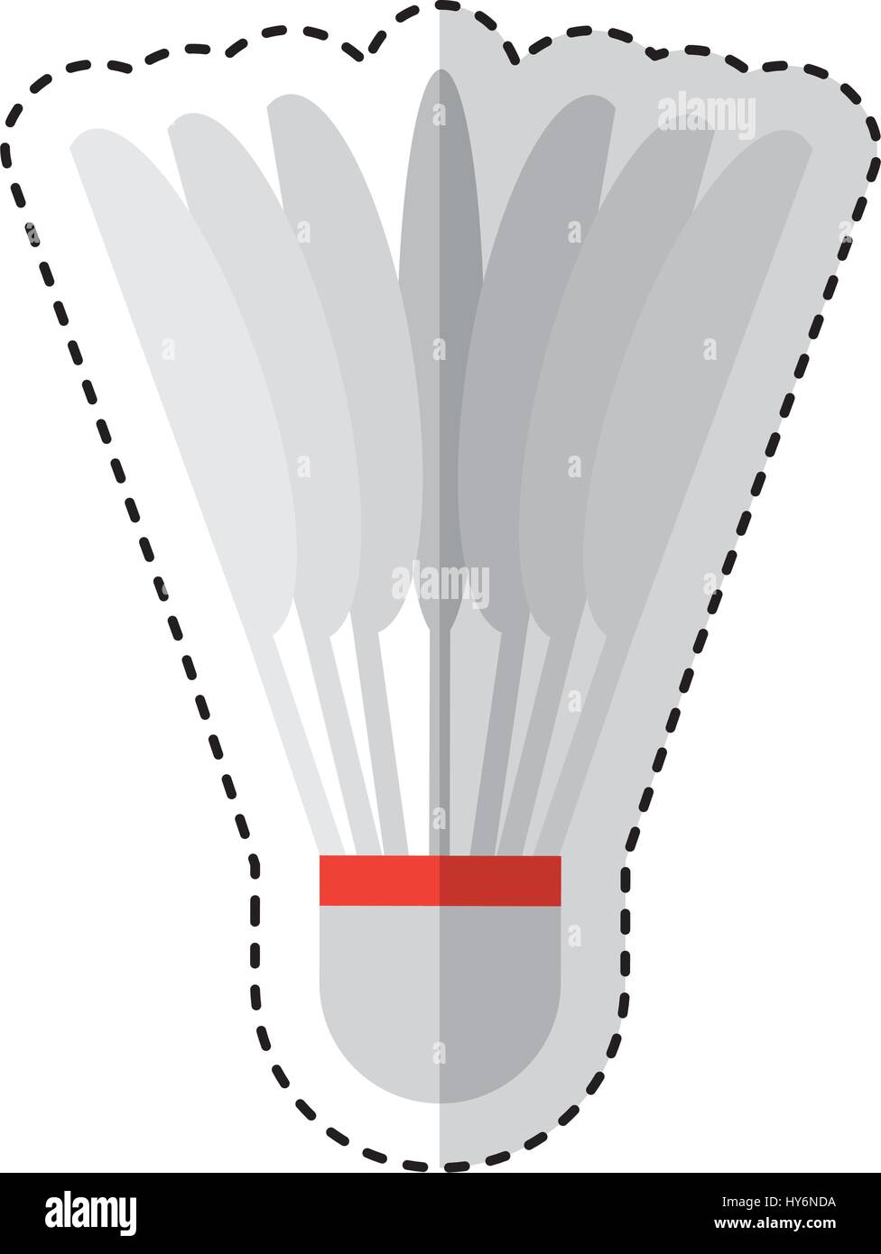 badminton ball isolated icon Stock Vector Image & Art - Alamy