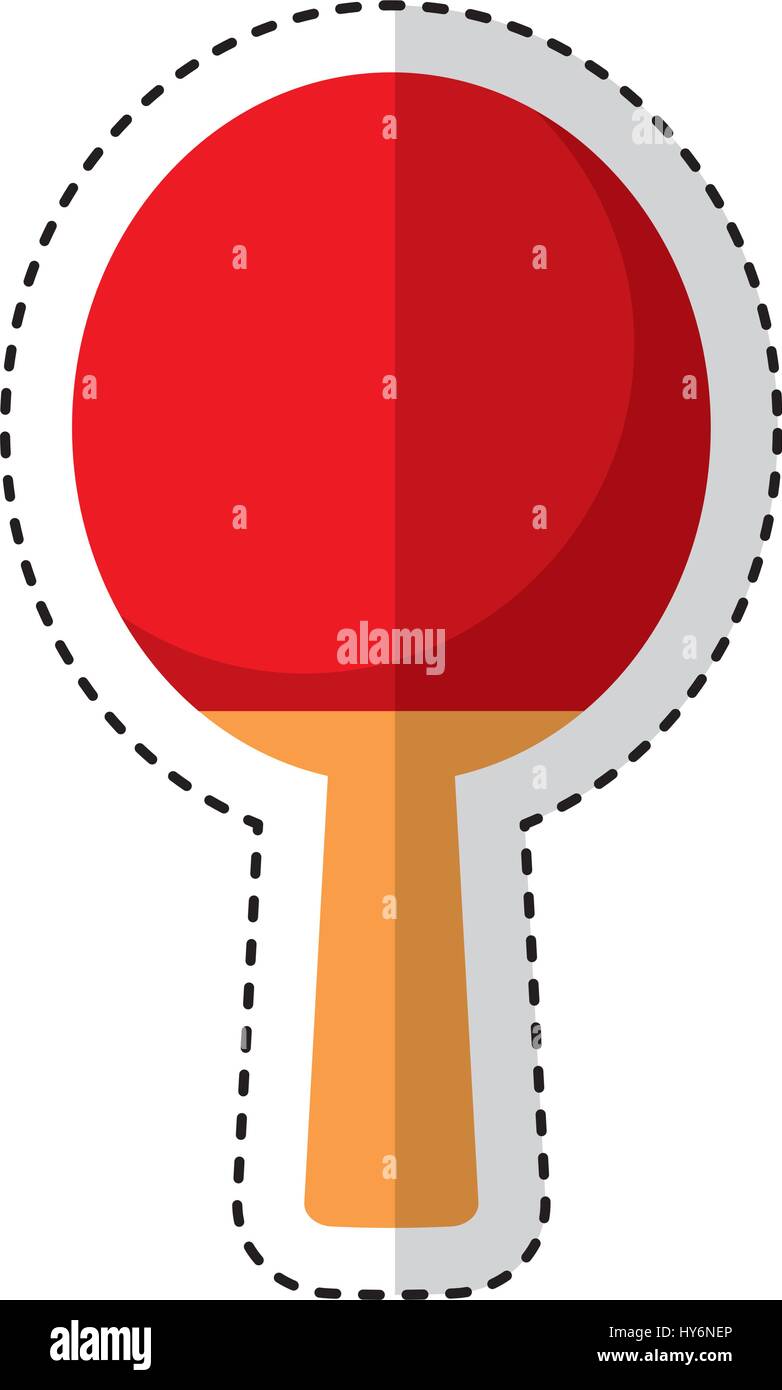 ping pong racket isolated icon Stock Vector Image & Art - Alamy