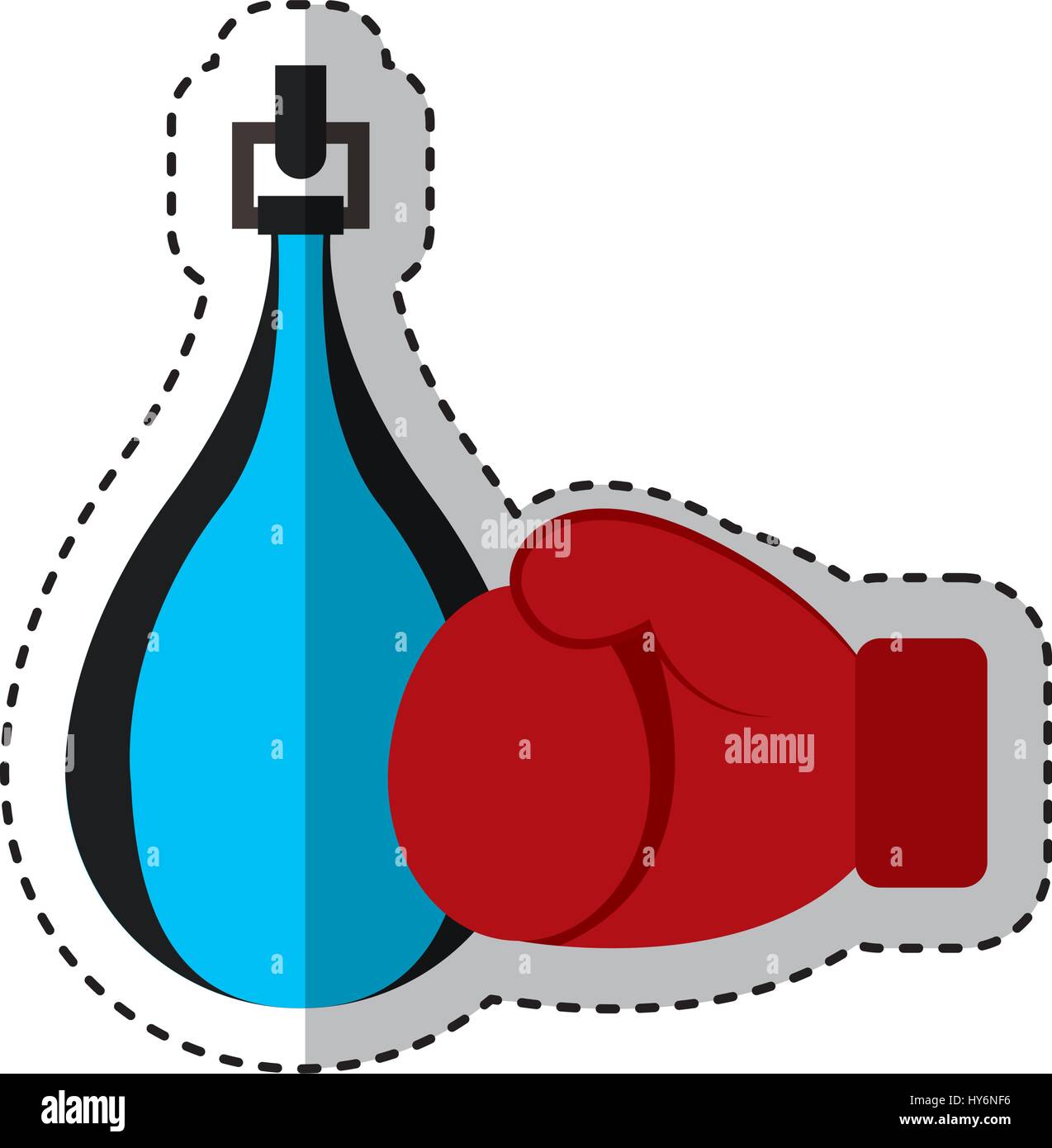boxing punch isolated icon Stock Vector Image & Art - Alamy