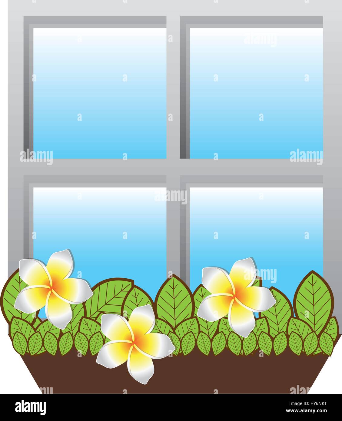 Window closed wooden shutter Stock Vector Images - Alamy