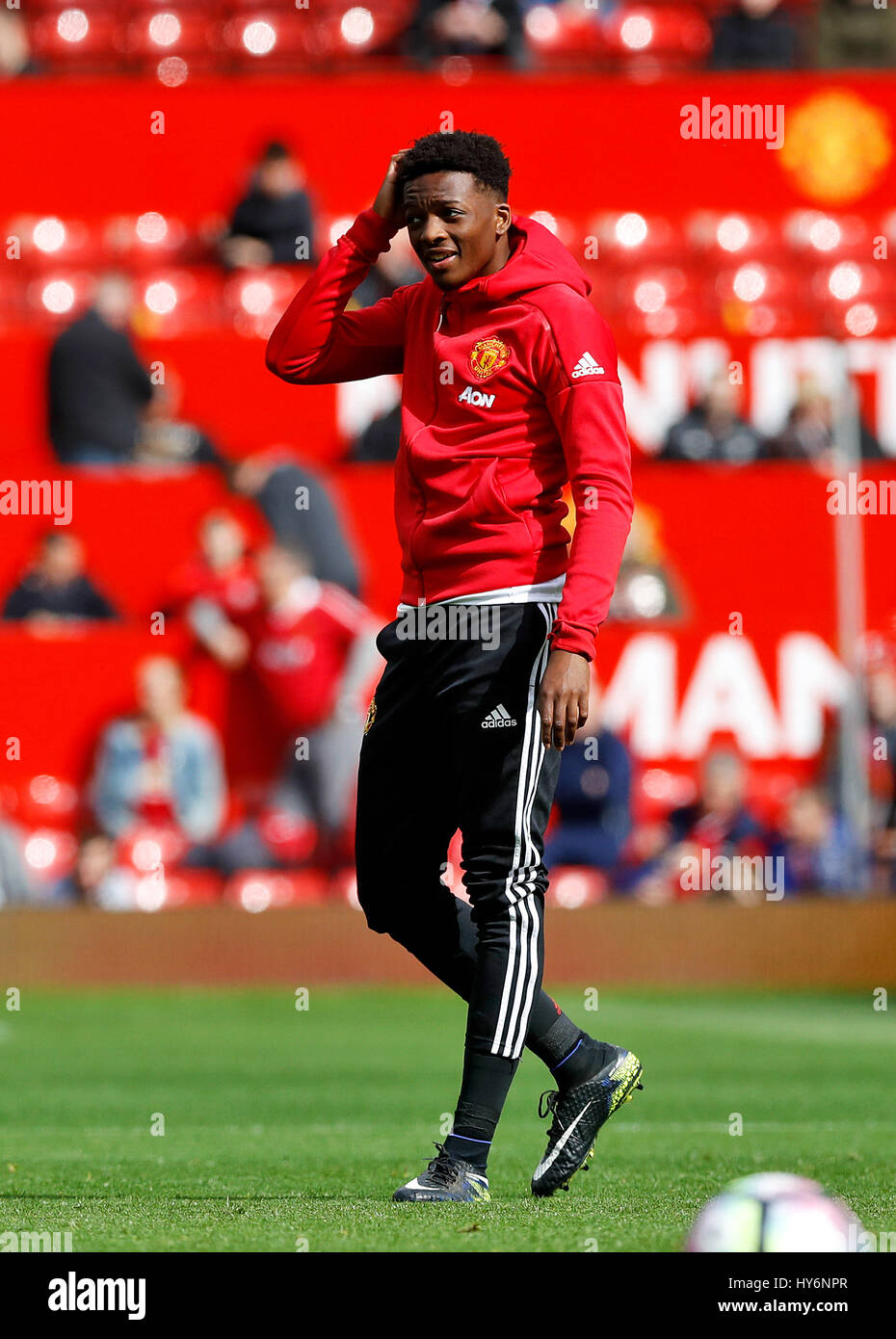 Manchester United's Matthew Willock before the Premier League match at ...