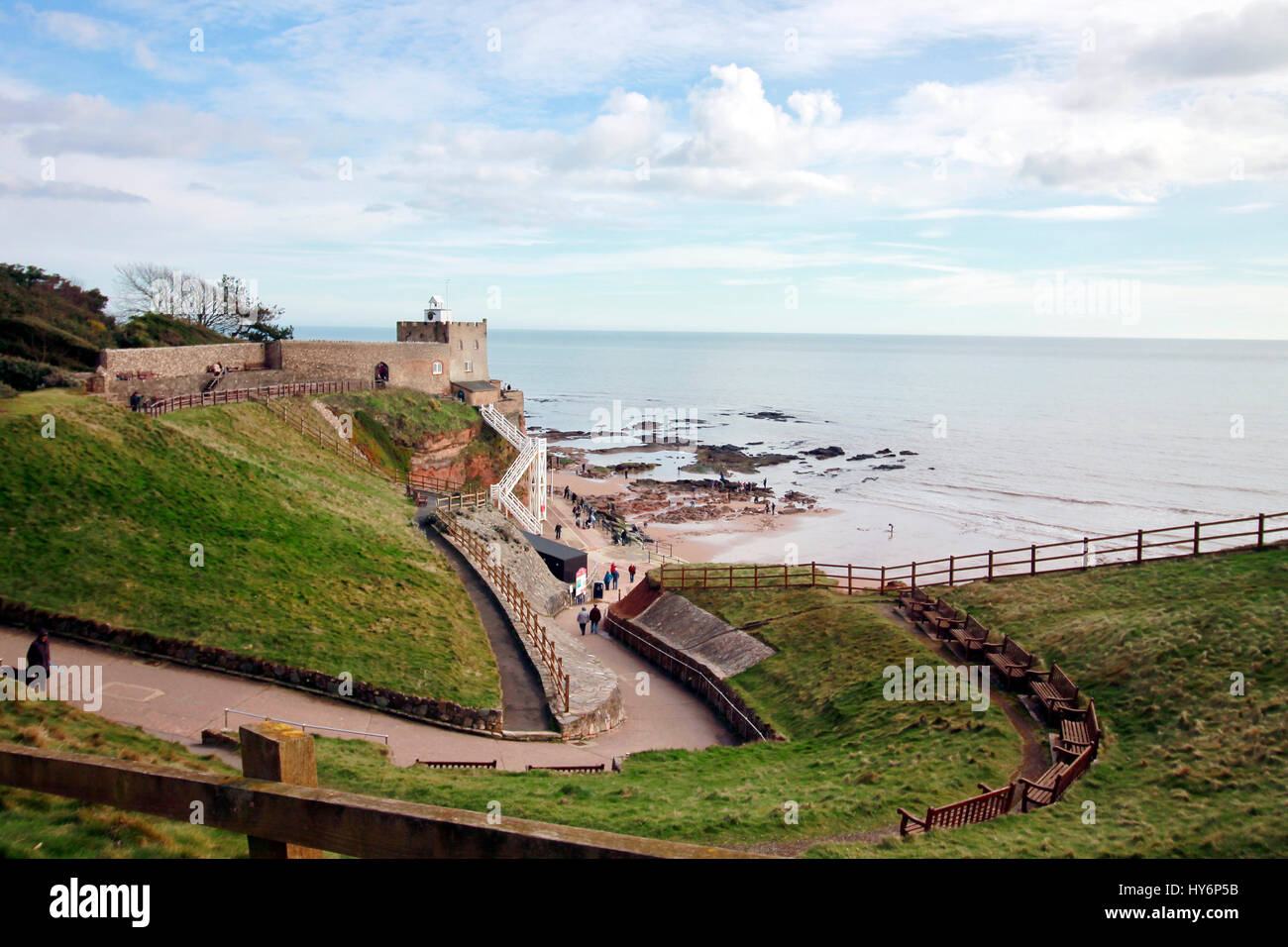 Sidmouth beach rocks hi-res stock photography and images - Alamy