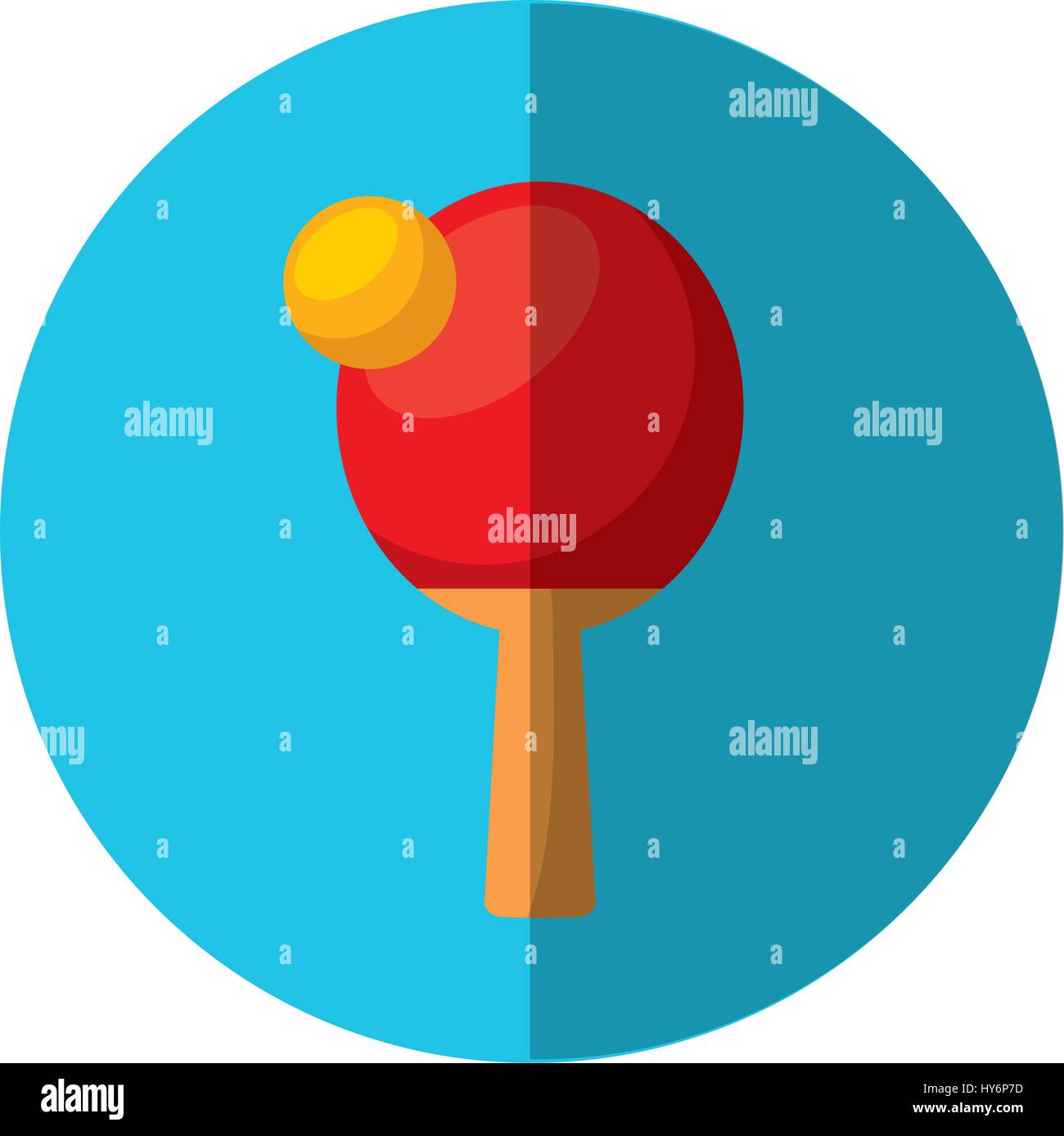 ping pong racket isolated icon Stock Vector Image & Art - Alamy