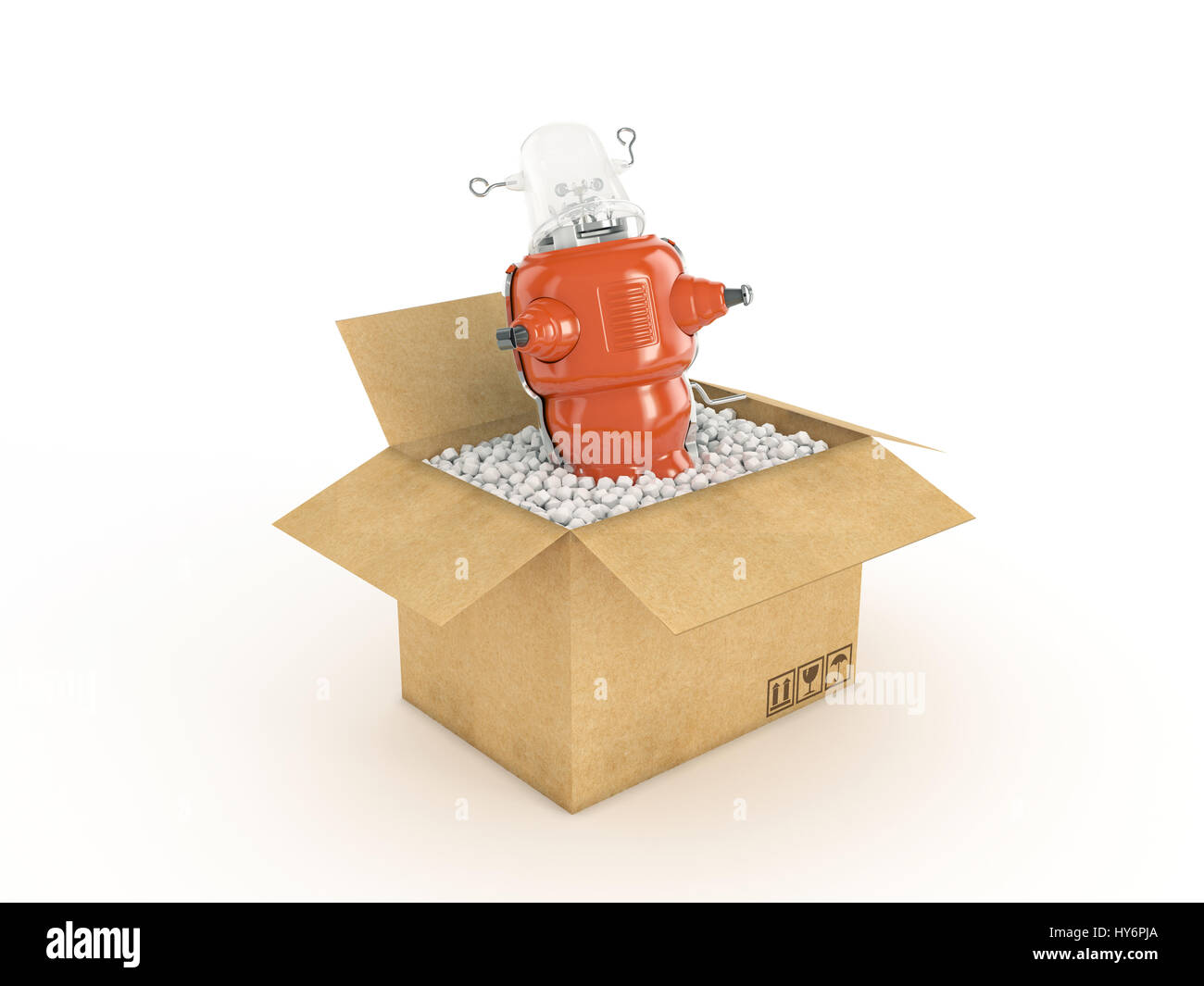 toy in cardboard box Stock Photo - Alamy