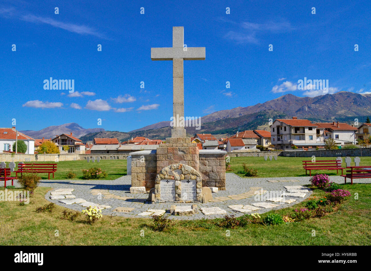 German cemetery – Prilep, Macedonia Stock Photo - Alamy