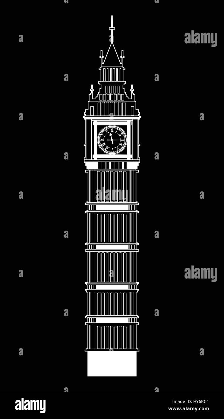 Big Ben vector Stock Vector Image & Art - Alamy