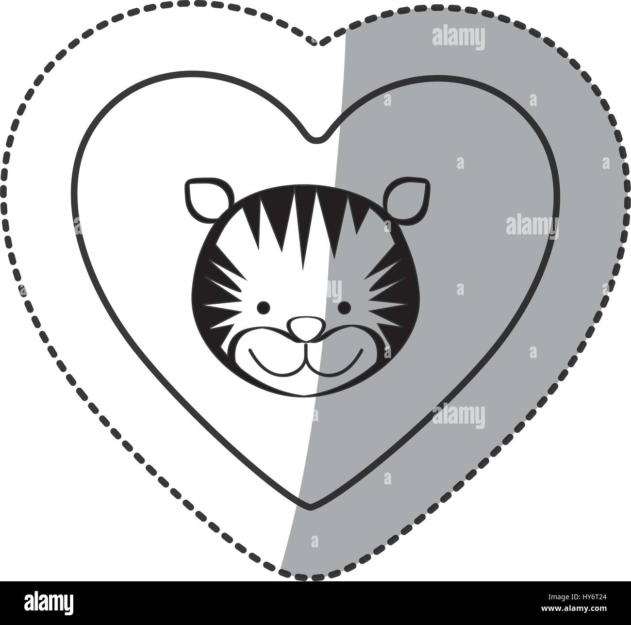 Tiger ear Stock Vector Images - Alamy