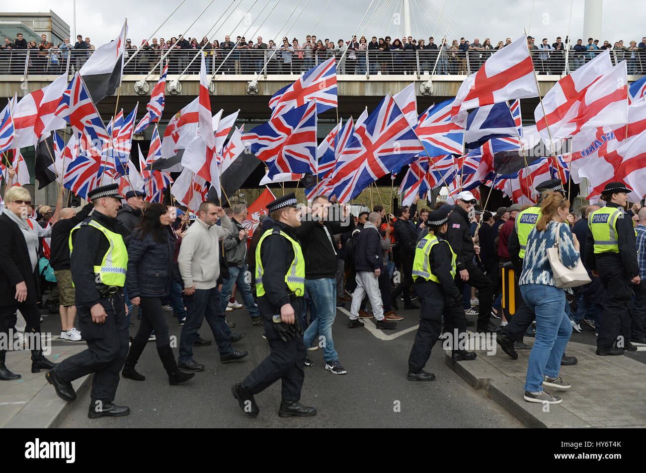 Edl english defence league protesters hi-res stock photography and ...
