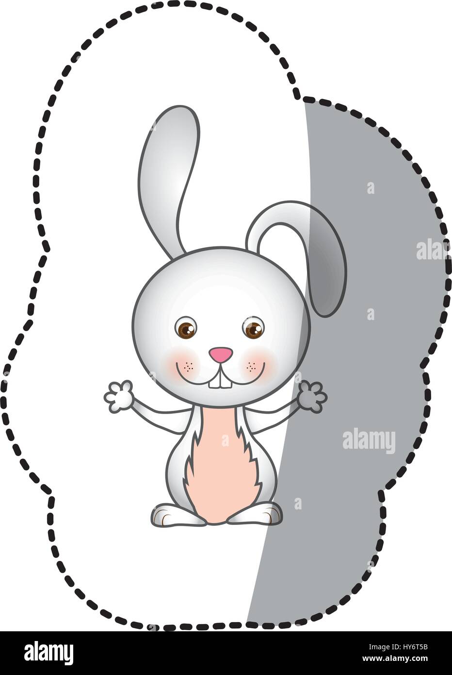 Rabbit mouth Stock Vector Images - Alamy